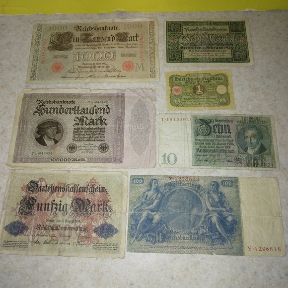 Other | Vintage Collectible Ww1 Era Eurpoean Currency | Poshmark